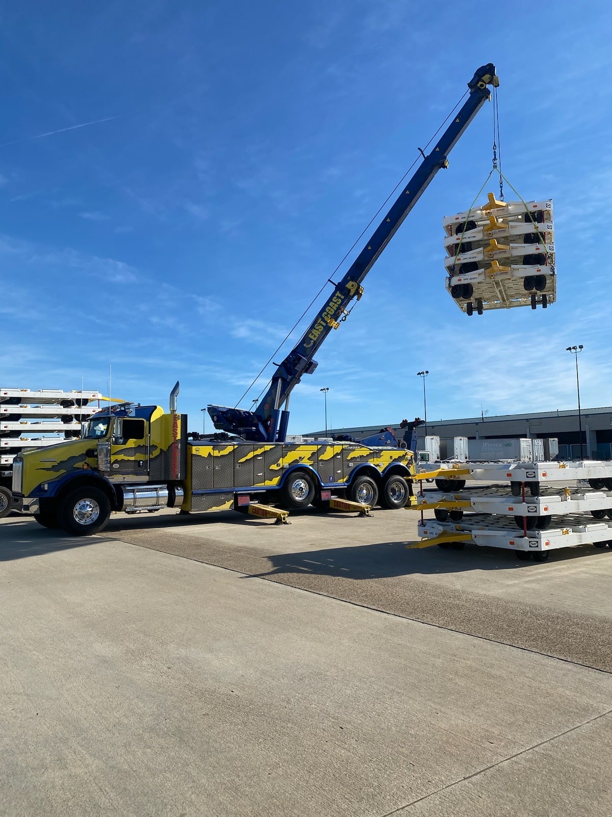 24/7 Mobile Crane Service | East Coast Towing NC